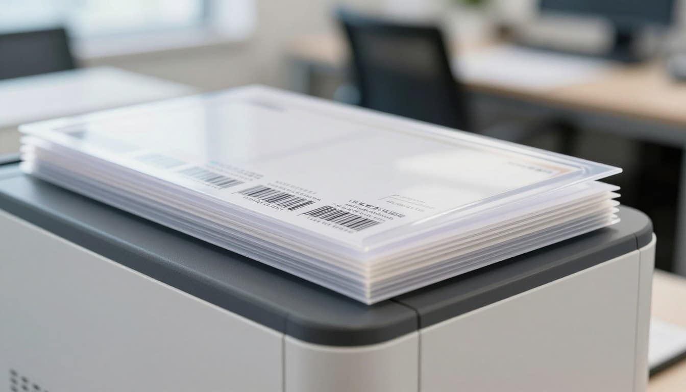 Labels Plásticos Para Activos Fijos Premium Poly Con Laminate